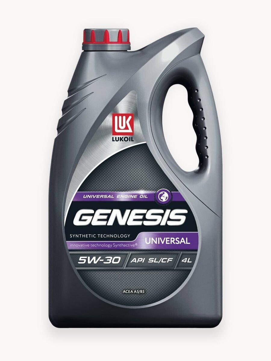 Масло моторное LUKOIL GENESIS UNIVERSAL, полусинтетическое, 5W-30 4 л