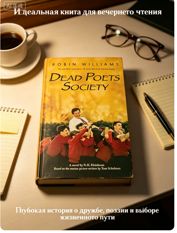 Dead Poets Society Книга в твердом переплете для чтения и коллекционирования — фото 1