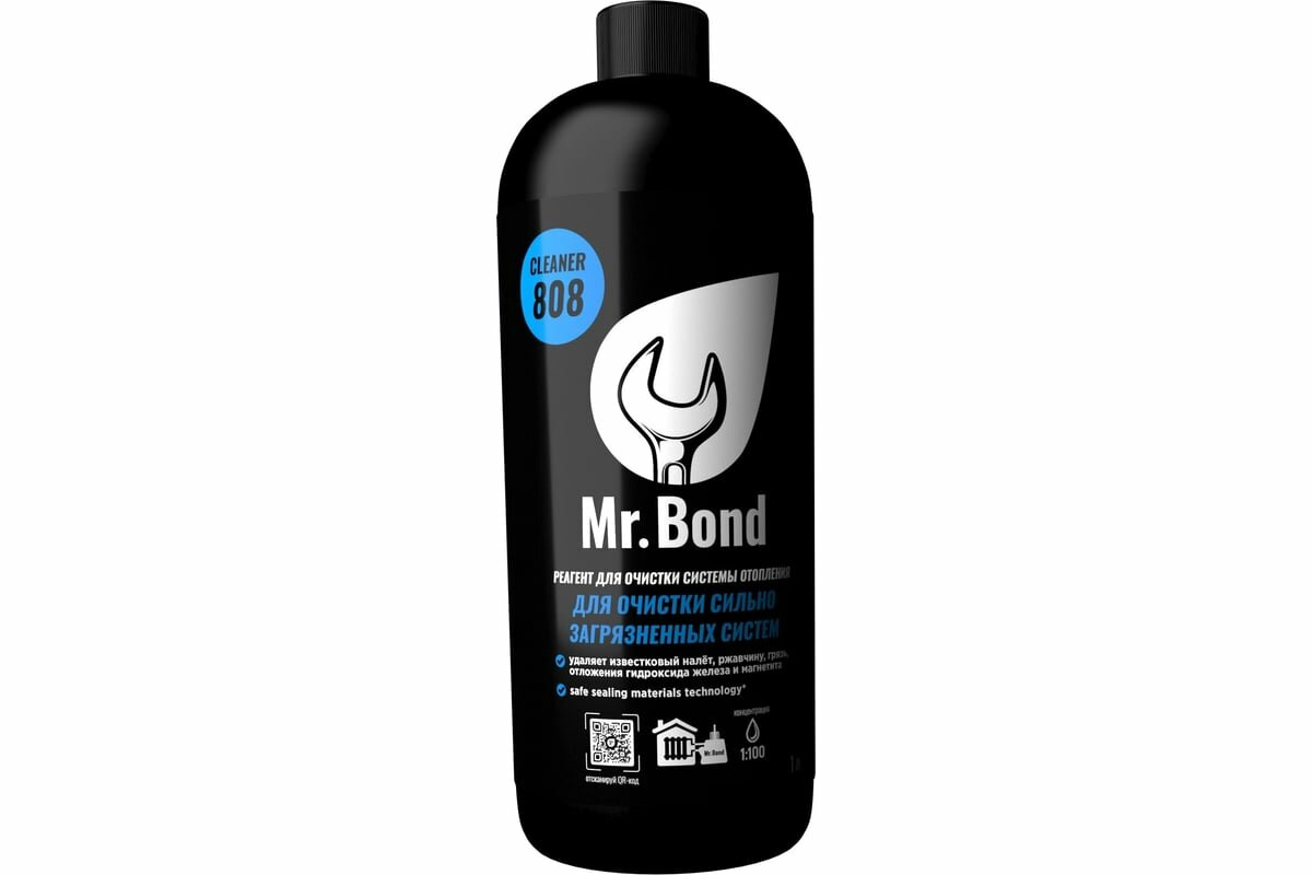 Mr.Bond Cleaner 808Rреагент для очистки сильно загрязнённых водяных отопительных систем