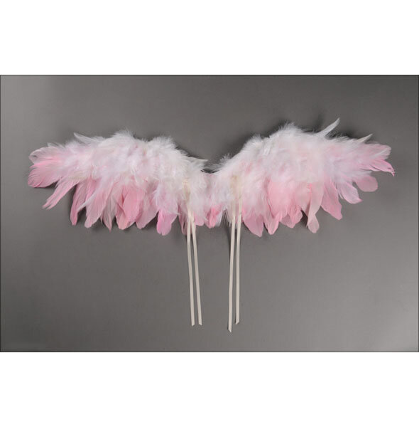 Dollmore MSD - Kinetic Wings (Складные крылья бело-розовые для кукол Доллмор)