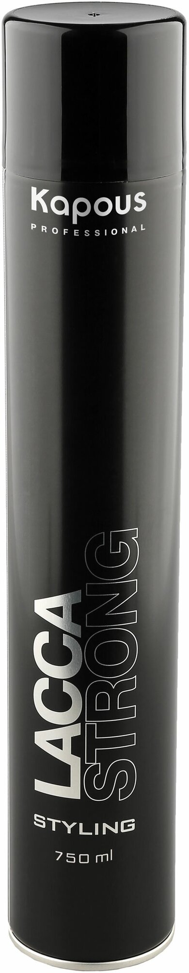 Лак для волос Kapous аэрозольный сильной фиксации / Styling lacca strong 750 мл