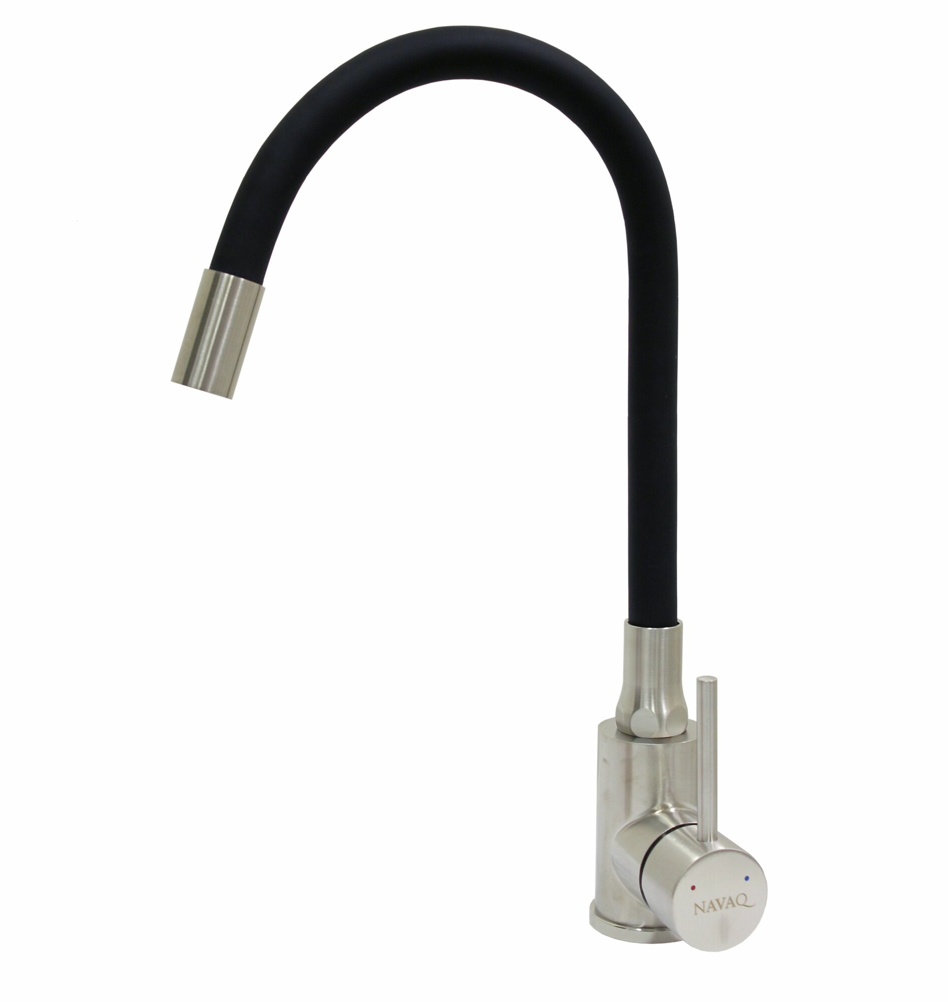 N413. B5.1 Смеситель NAVAQ однорукий д/кухни с гибким изливом