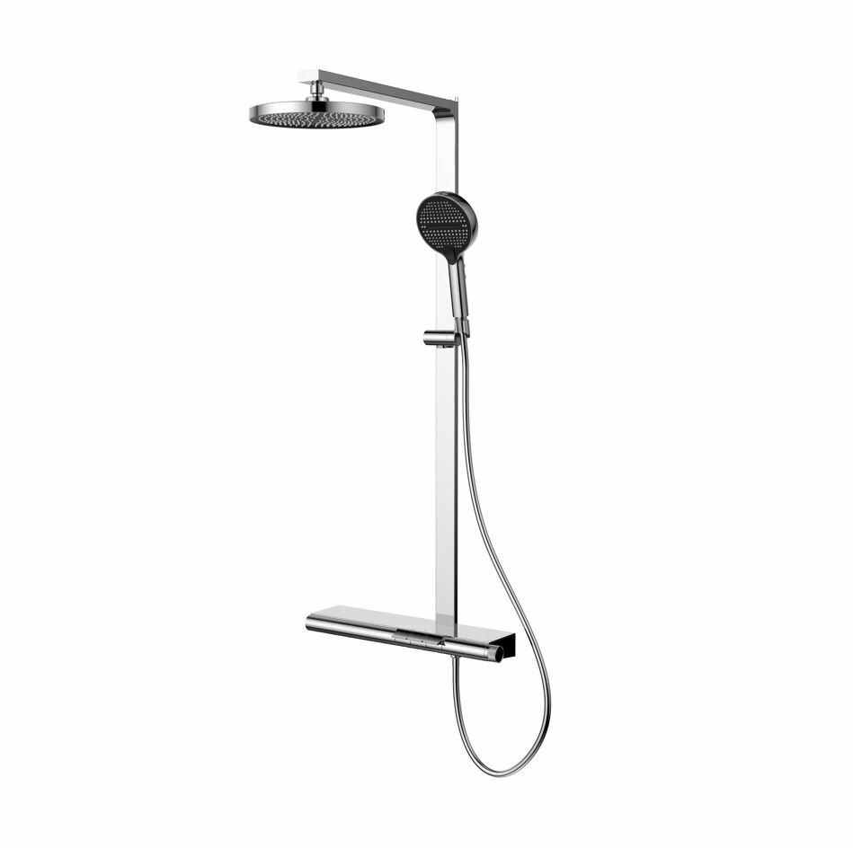 Душевая стойка Арко (Arco) VSFS-4AR1CH с изливом, хром