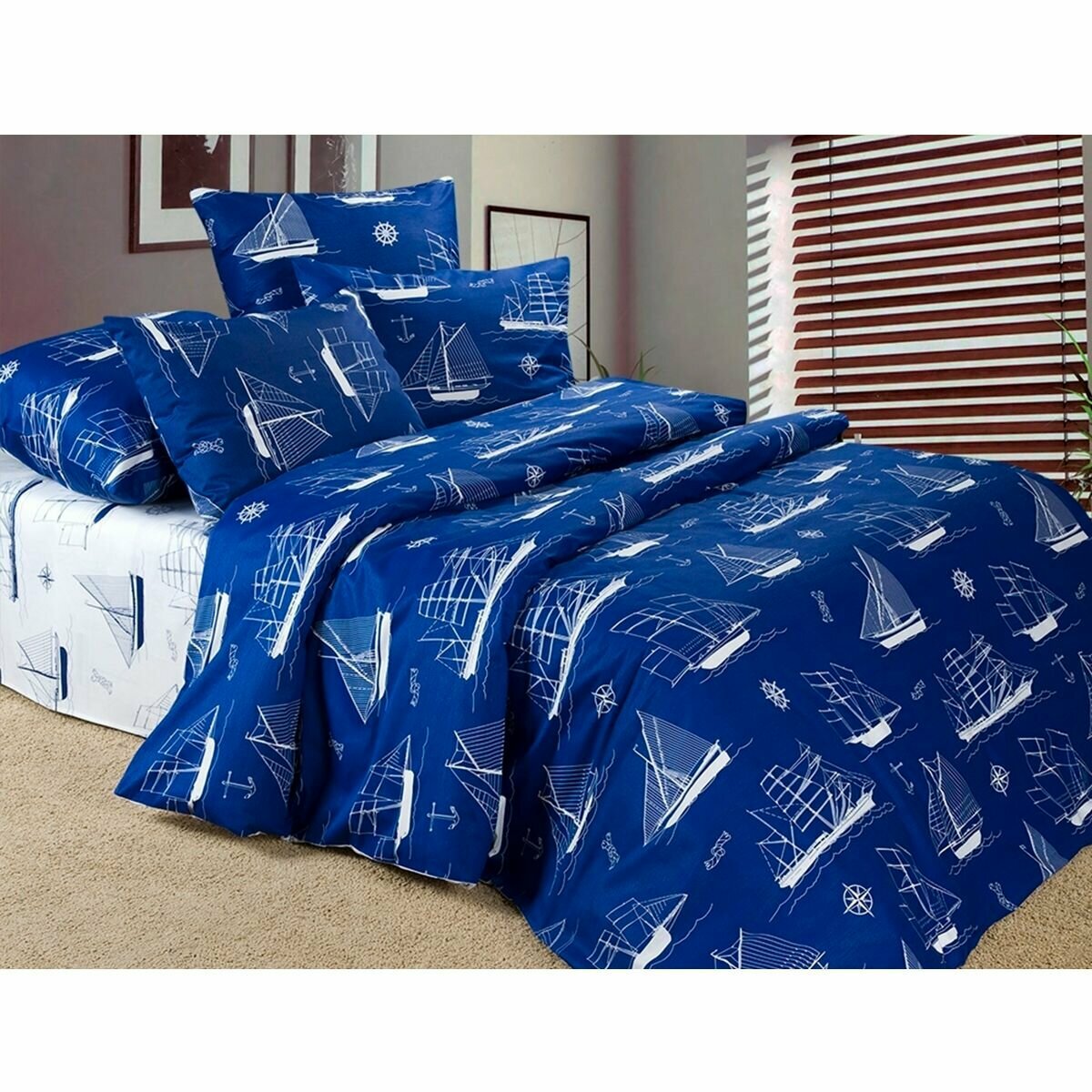 Аделис комплект постельного белья Регата, арт.2511, простыня на резинке 70х160см