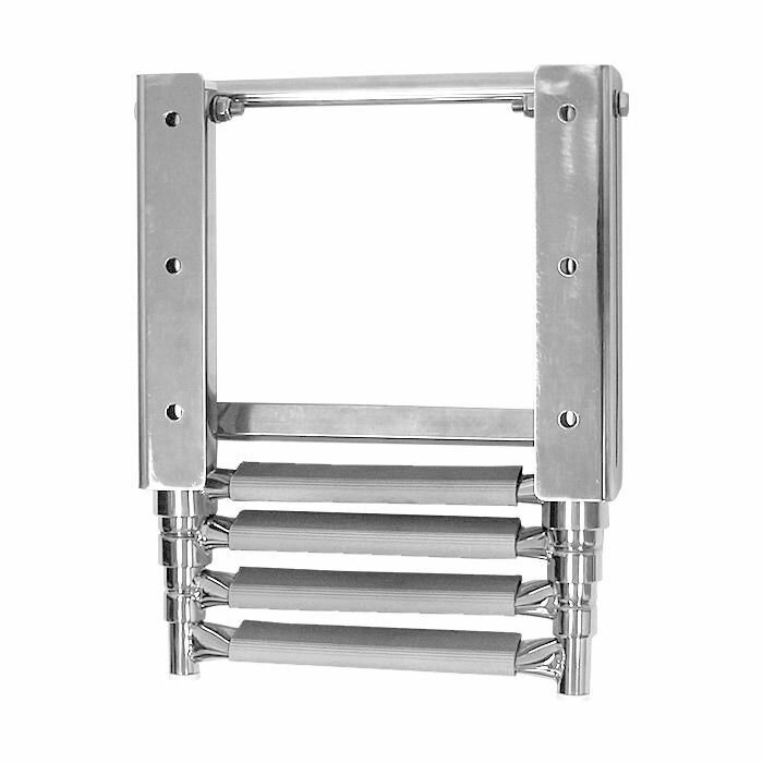 Трап телескопический выдвижной, 4 серых ступени (ширина 290 мм.) (10269447)