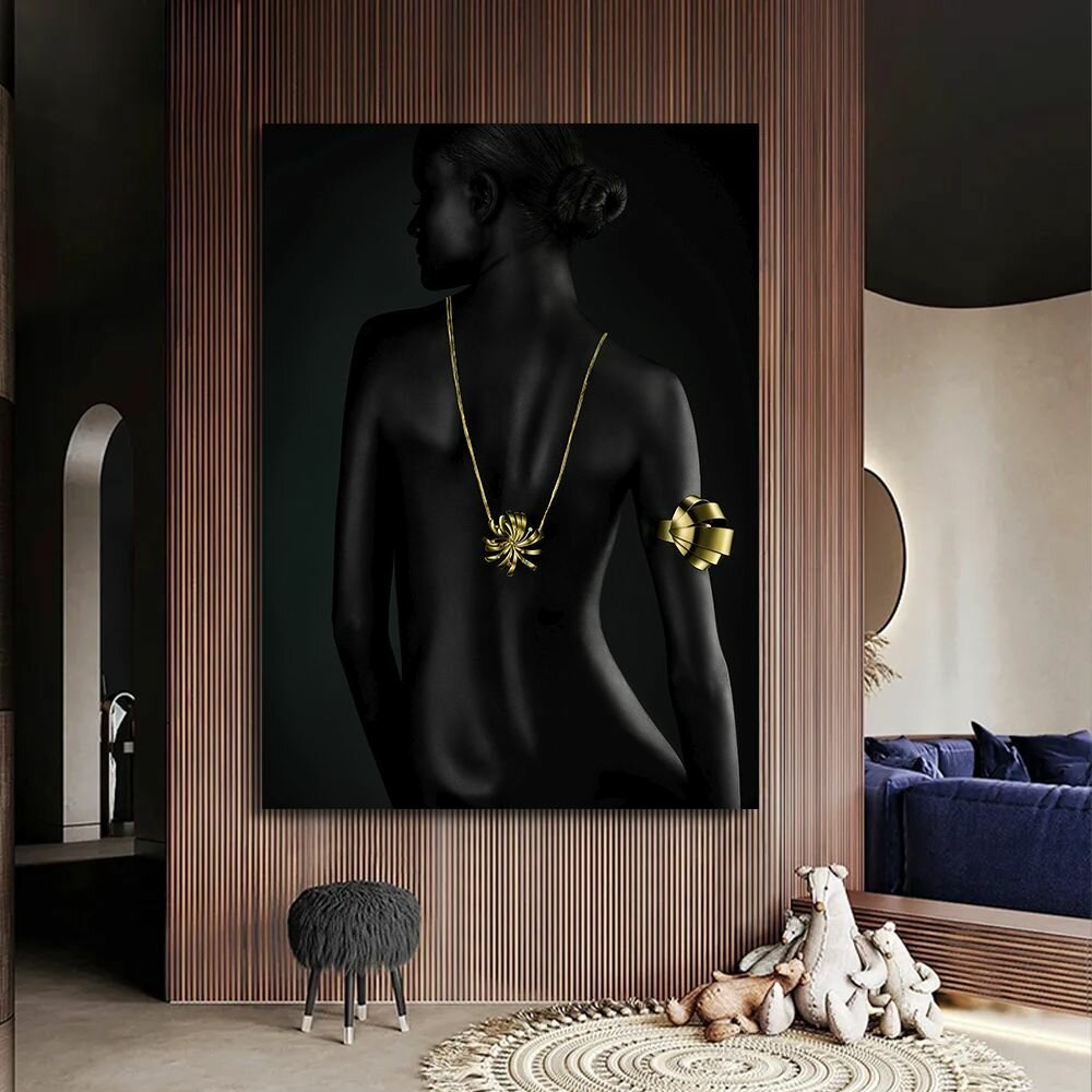 Картина негритянка, Африканский шарм, 20х30 см.