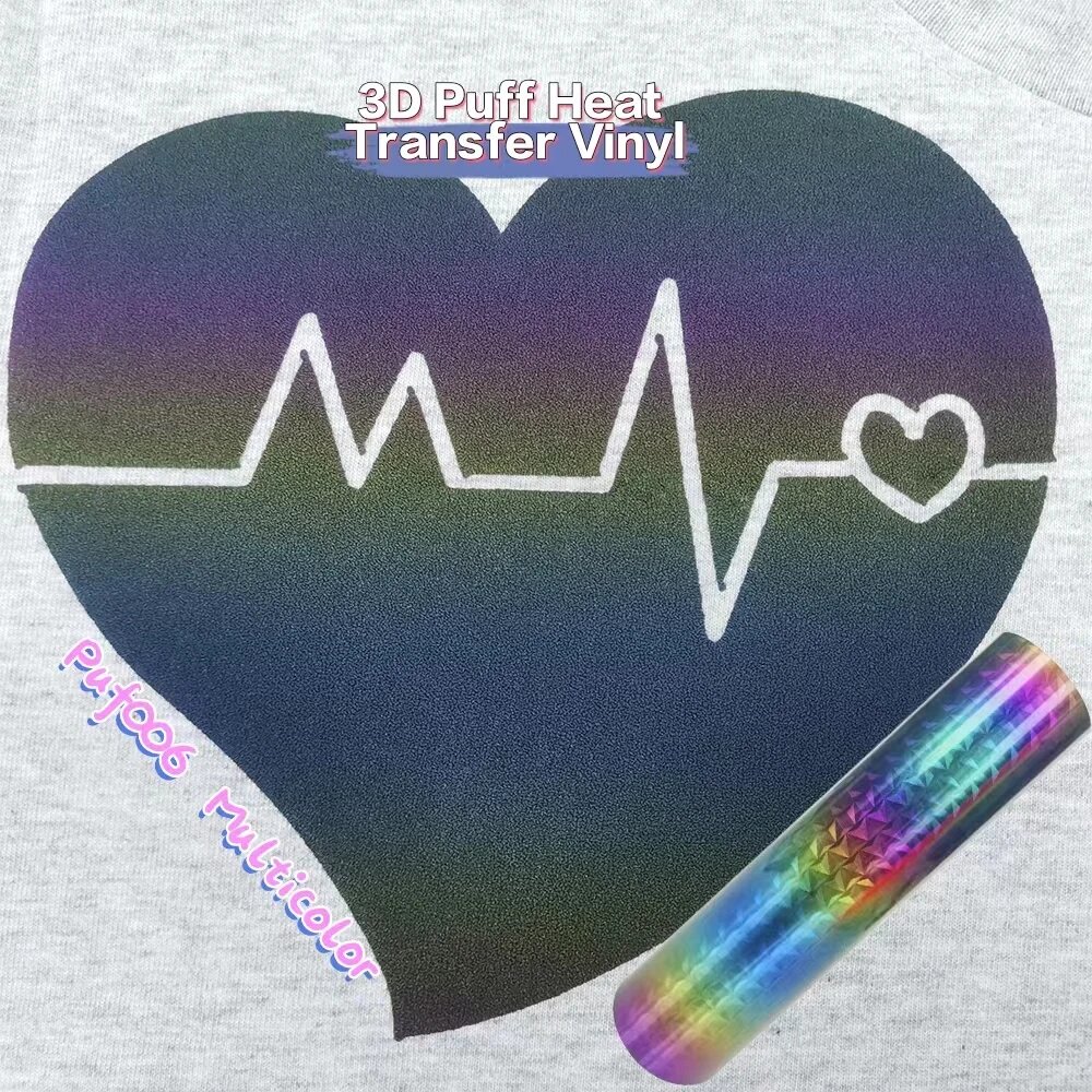 3D теплопередающий винил CHEONET для нанесения логотипа Colorful