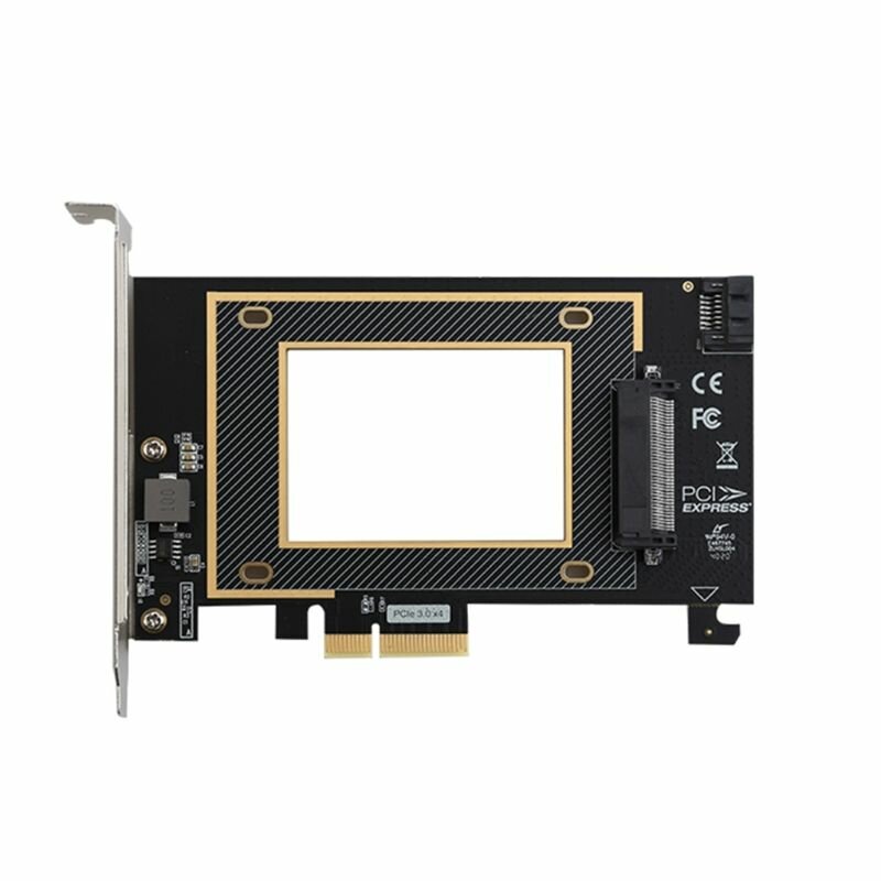 Карта расширения PCIe3.0 U.2 PCI-E X16 SFF8639 SSD-адаптер NVMe Емкость 2,5-дюймовый твердотельный накопитель