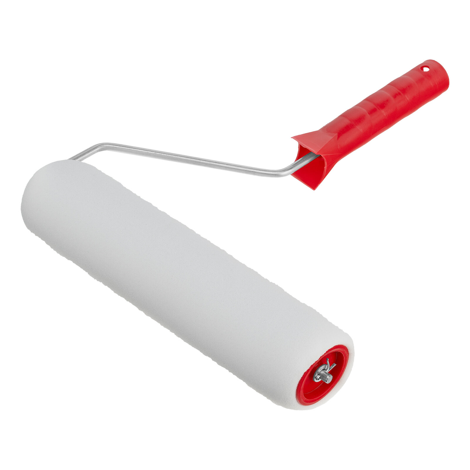 Валик малярный с ручкой Сибртех Поролон, 250 х 48 х 6 мм, крепление шплинтом, 80144