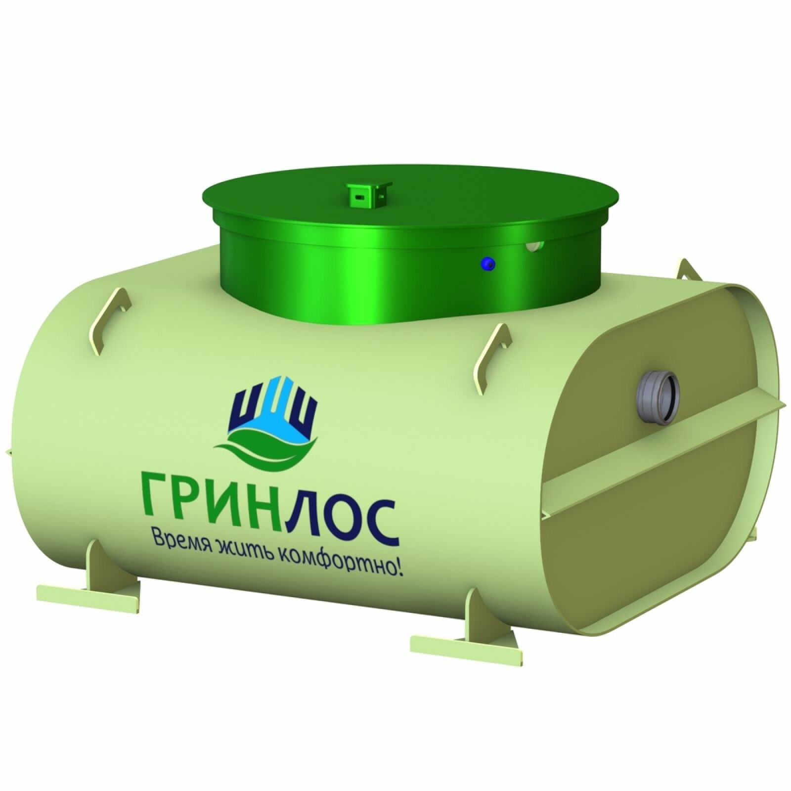 Септик для дома Гринлос Аэро Лайт 5 НК (1 м3/сут, самотечный, на 5 человек)