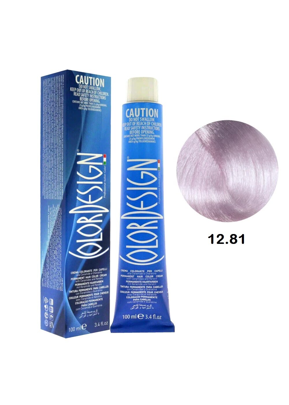 Colordesign Колор Дизайн Стойкая краска для волос 100 мл - Colordesign 12.81