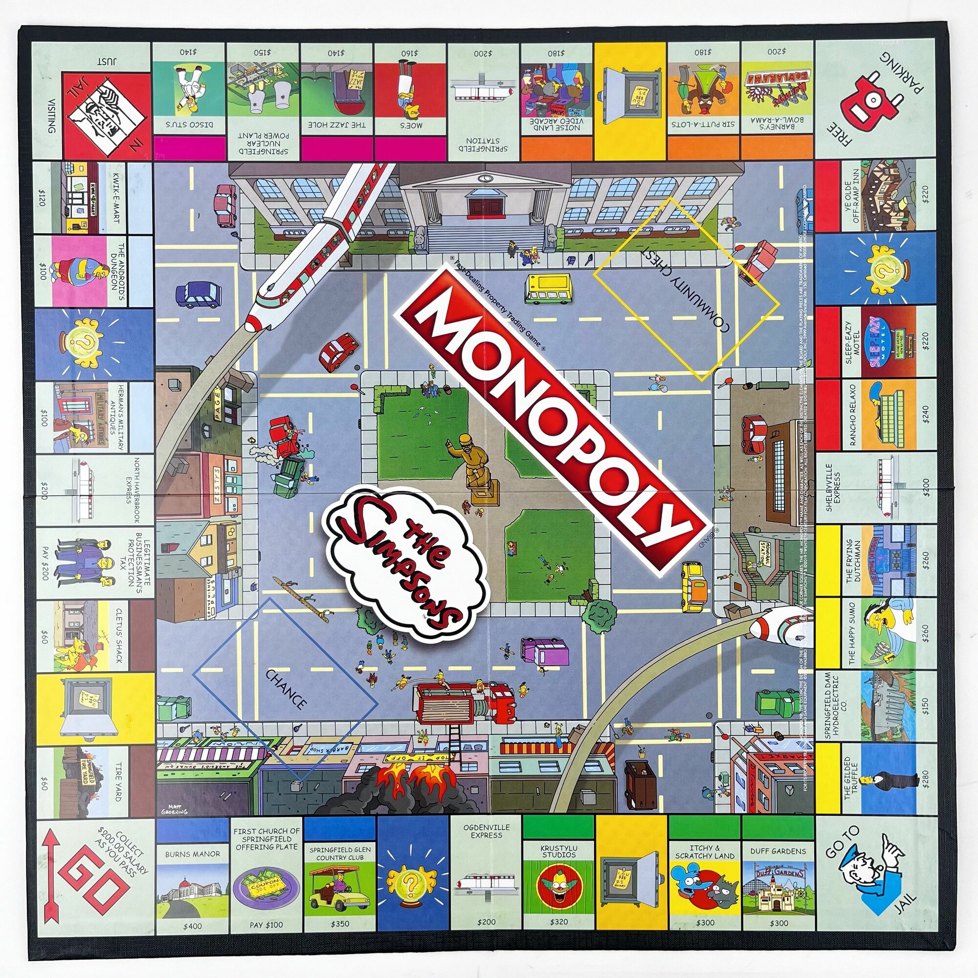 Настольная игра Monopoly The Simpsons Монополия Симпсоны (на англ языке)