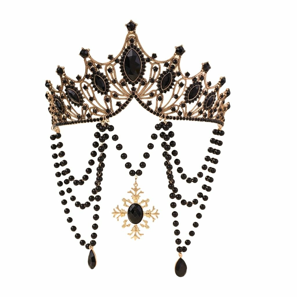 Ретро-корона ручной работы на Хэллоуин в стиле темной готики-2