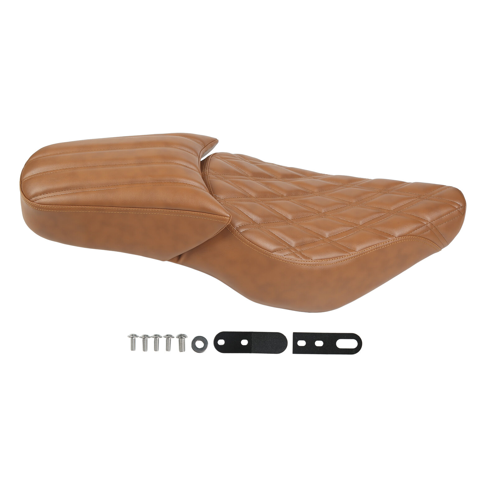 Сидушка мотоцикла коричневая для Rebel CMX 300 500 2017-2022, ромб/крест