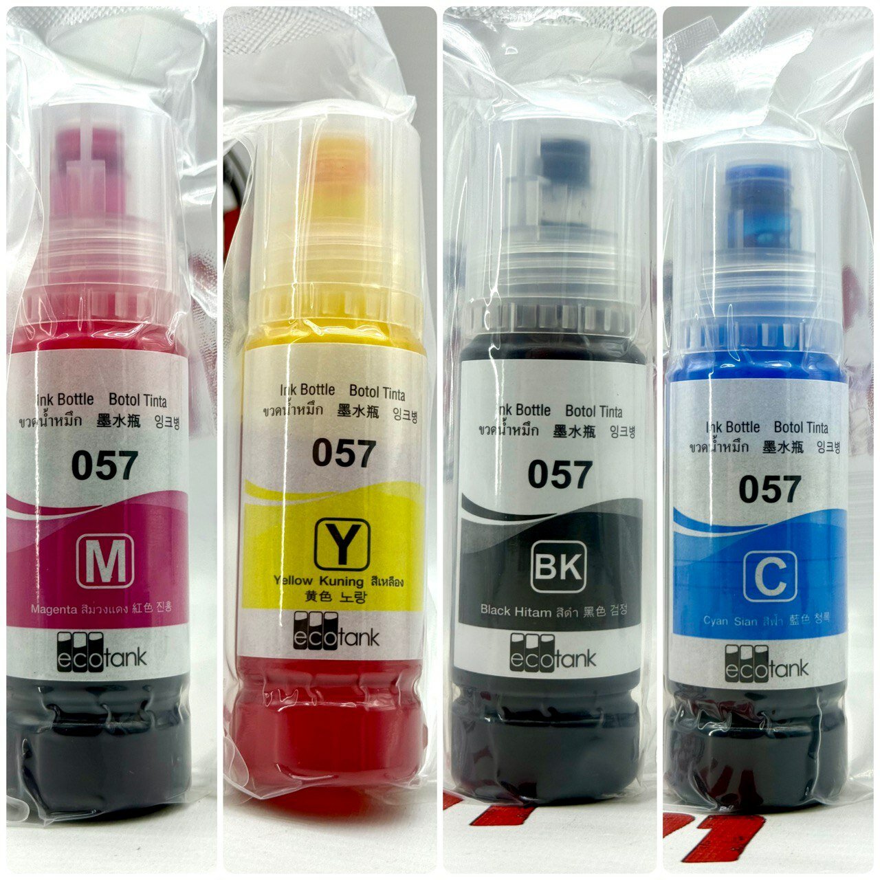 4шт набор краски/чернила для принтера Epson Ecotank