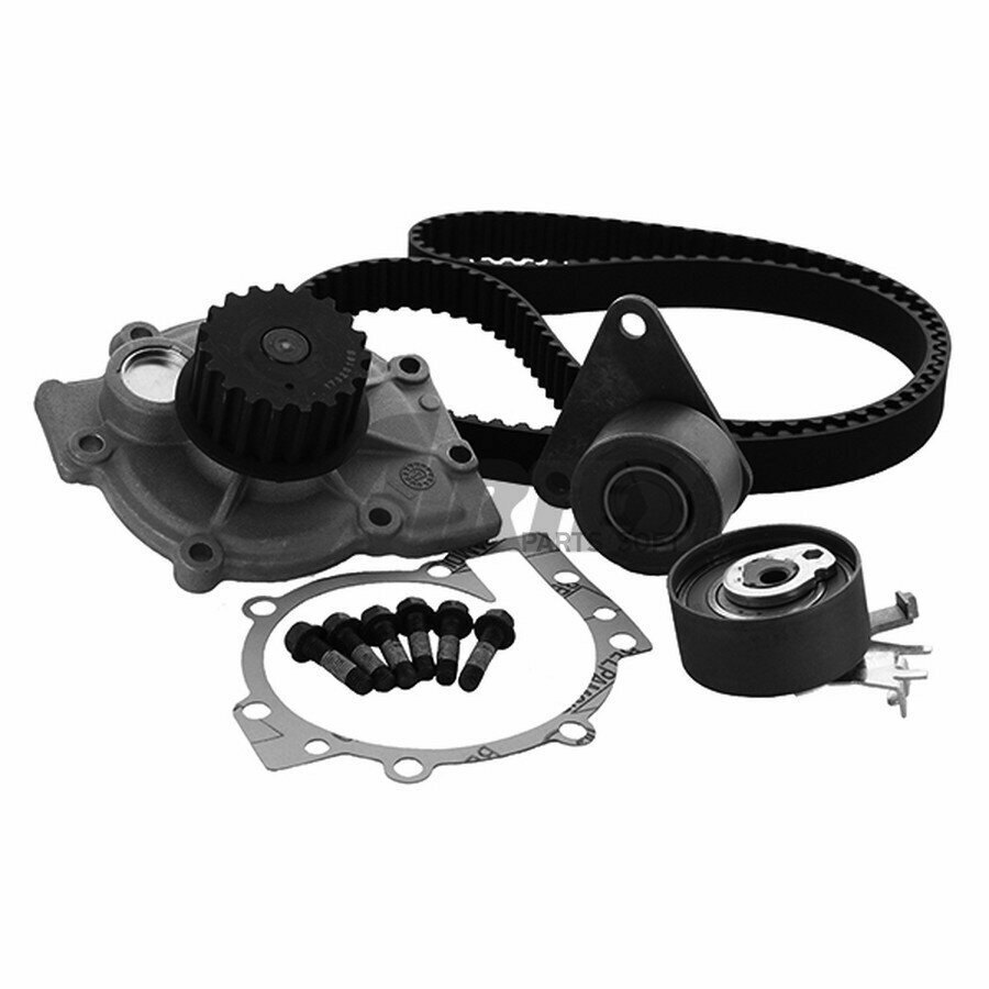 Комплект ГРМ + помпа Renault Laguna/Safrane 2.0/2.5 96>, Volvo S40-S80 1.6-2.5T 96> от официального дистрибьютора, AIRTEX, артикул WPK146502