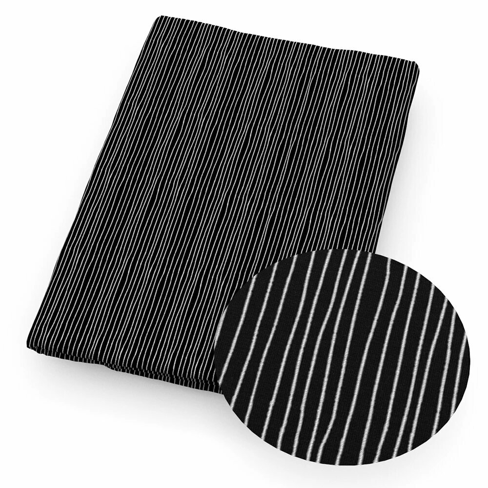 Хоррор ткань полиэстер хлопок 50*145 см Черный, Polyester Cotton, 1112738