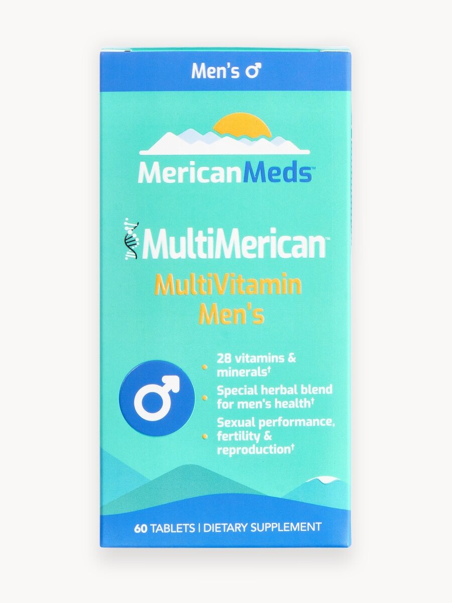 MericanMeds, Multivitamin Mens, Мультивитамины для мужчин, 60 таблеток