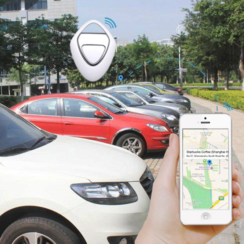 Умный локатор с Bluetooth, портативный, для поиска домашних животных, ключей, багажа, белый