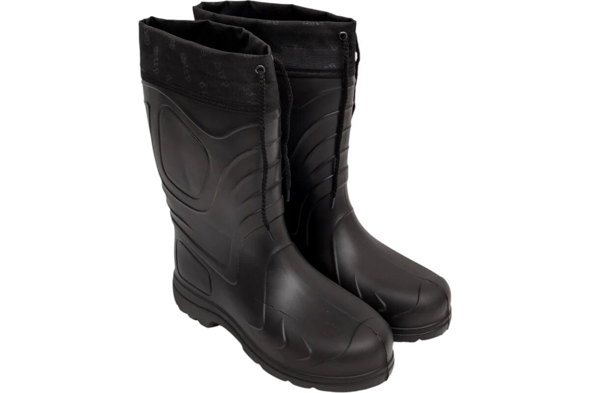 Степ ЭВА Лесник сапоги утепленные -15℃ чёрные, размер 43, 00-00003309