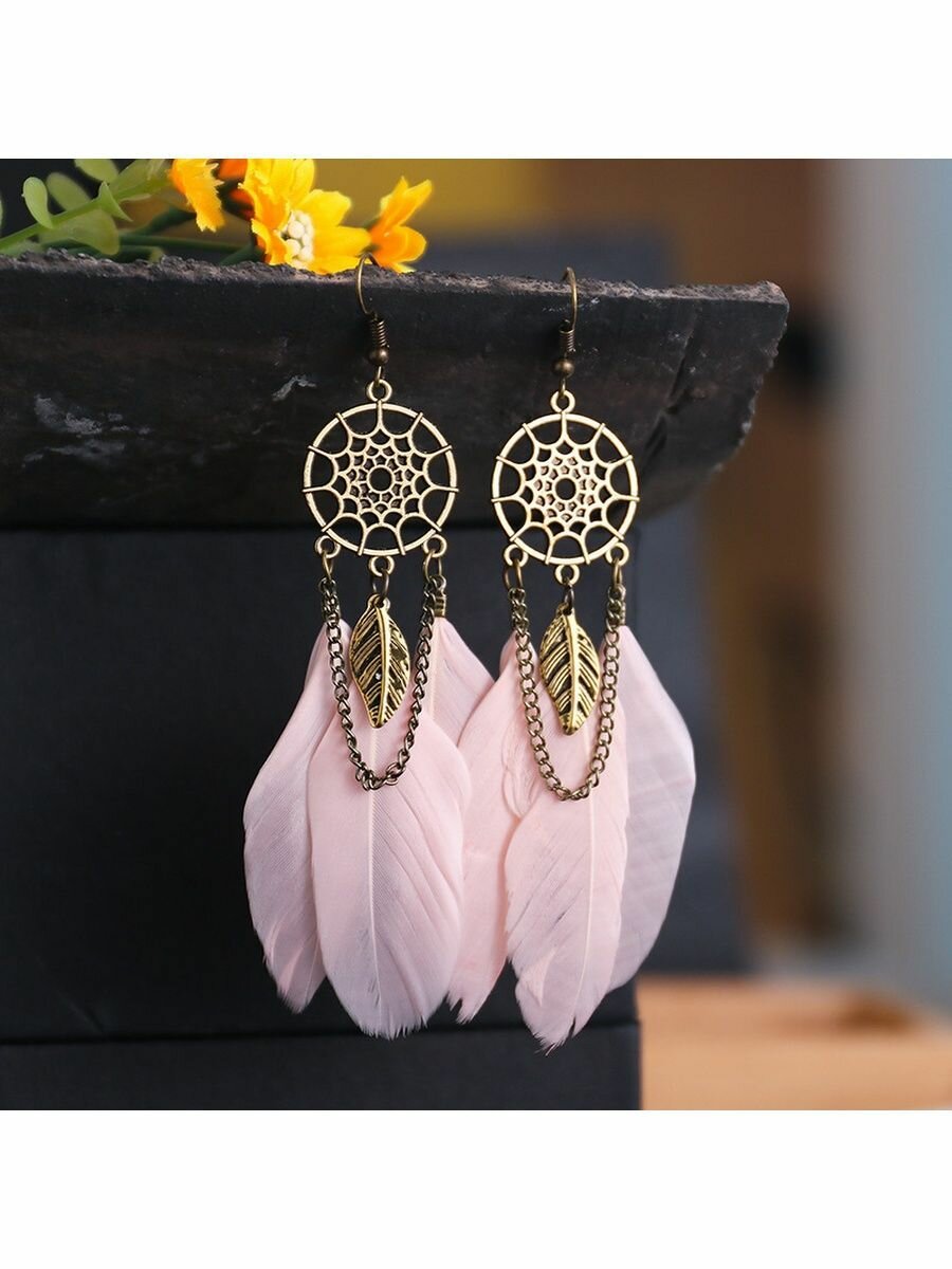 Серьги, дерево