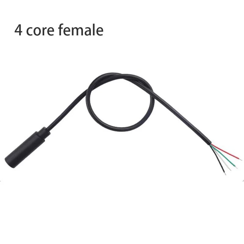 Аудиоудлинительный кабель 3,5 мм Aux черный 1 м 5pcs 30cm, 4 pin female