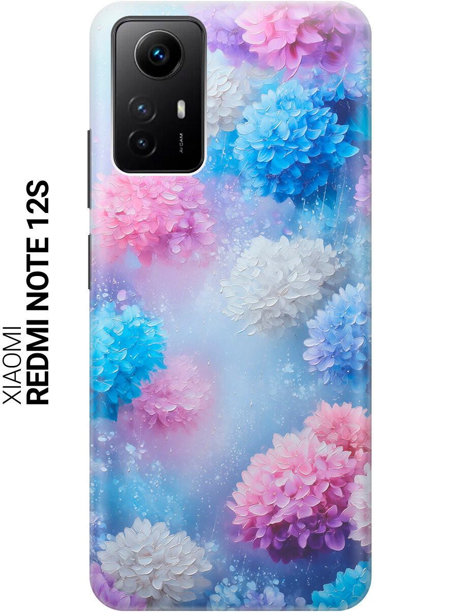 Силиконовый чехол на Xiaomi Redmi Note 12s с принтом "Волшебное сияние природы"