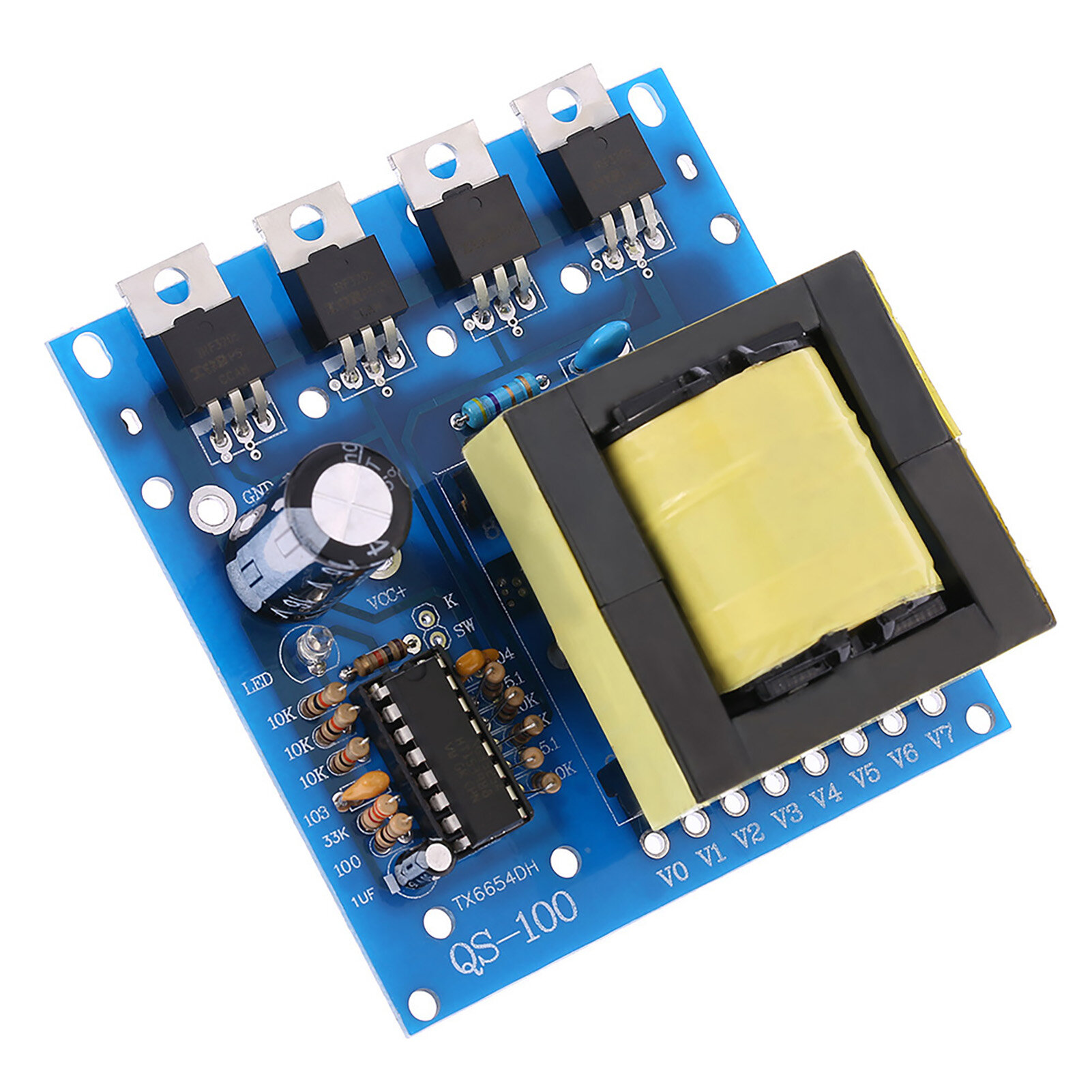 Преобразователь постоянного тока в переменный (DC-AC) 12 В в 220 В, 380 В, 18 В переменного тока, 500 Вт, инверторная плата, трансформатор питания.