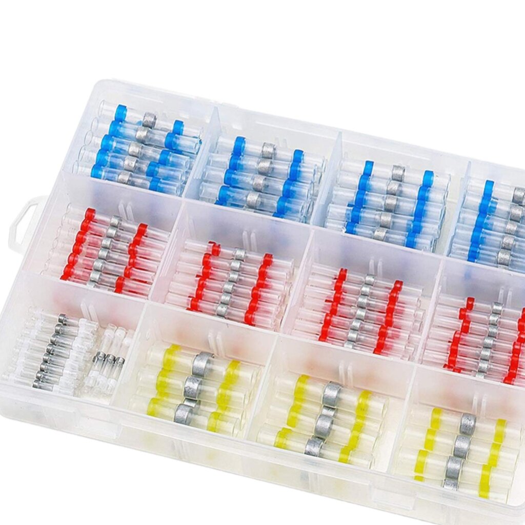 300 шт, разъем для паяных проводов, термоусадочные провода, разъем, водостойкая пайка, термоусадочные провода, клеммный разъем