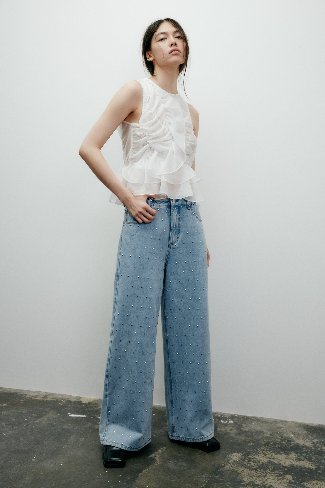 Джинсы багги Woman Mix&Match 