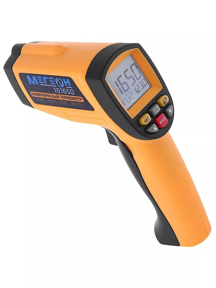 Измеритель температуры лазерный (пирометр) мегеон 161650