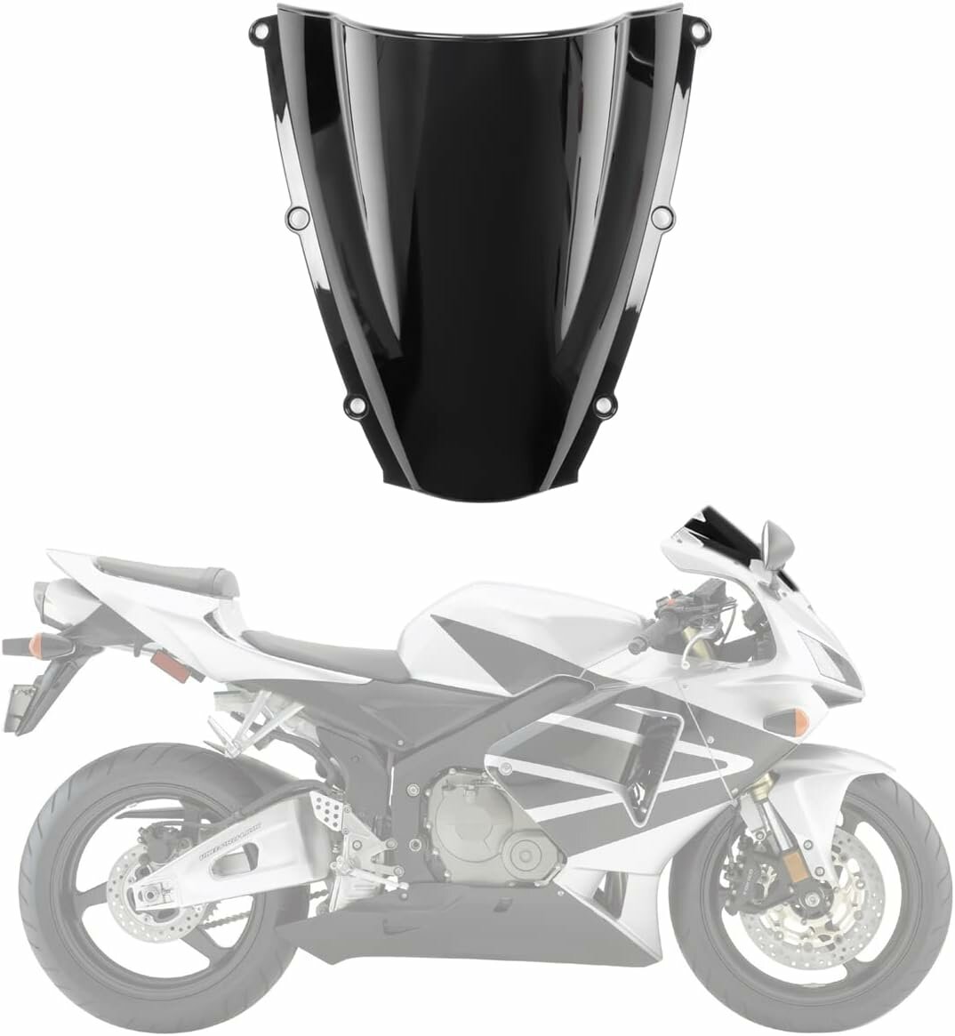 Ветровое стекло мотоцикла Honda CBR600RR F5 2003-2004