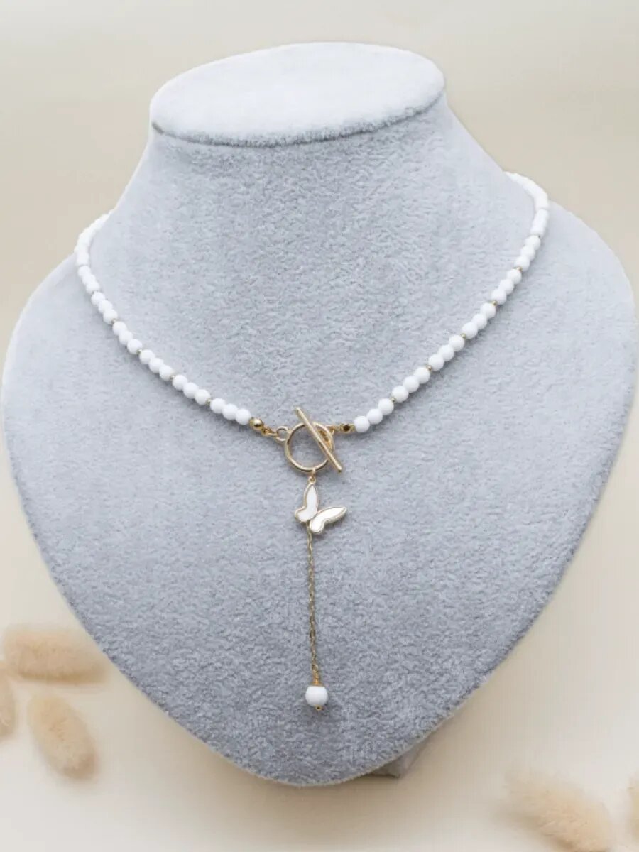 Колье, перламутр