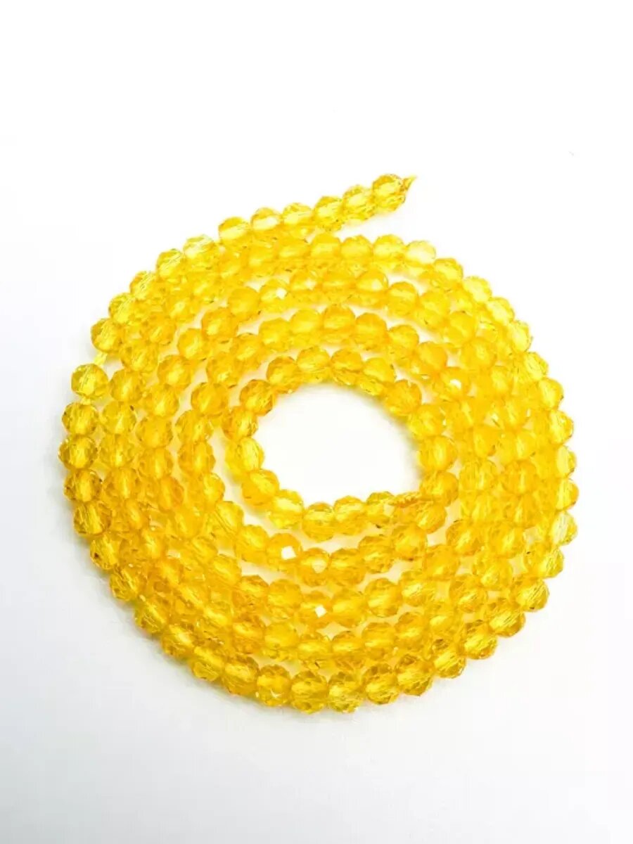 0780 Шпинель яркая красная в ювелирной огранке 3мм 1 шт люкс