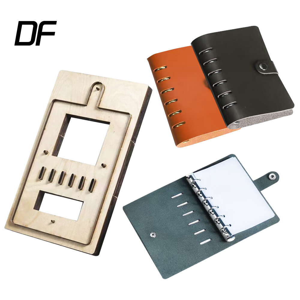 Высечной штамп (штанцформа с иглами) обложка для блокнота А7 для вырубки кожи, пробойник для кожи