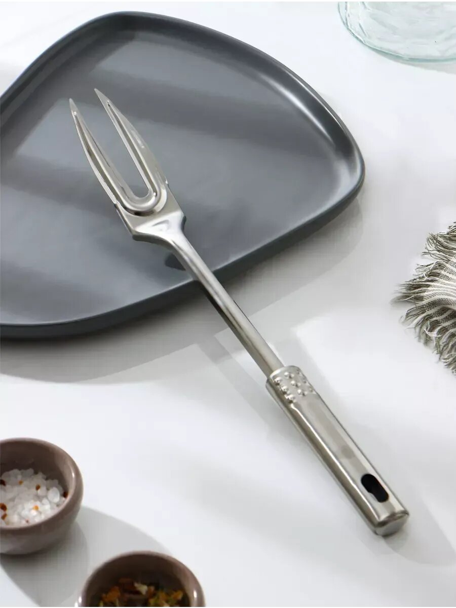 Вилка для мяса из нержавеющей стали 33 см