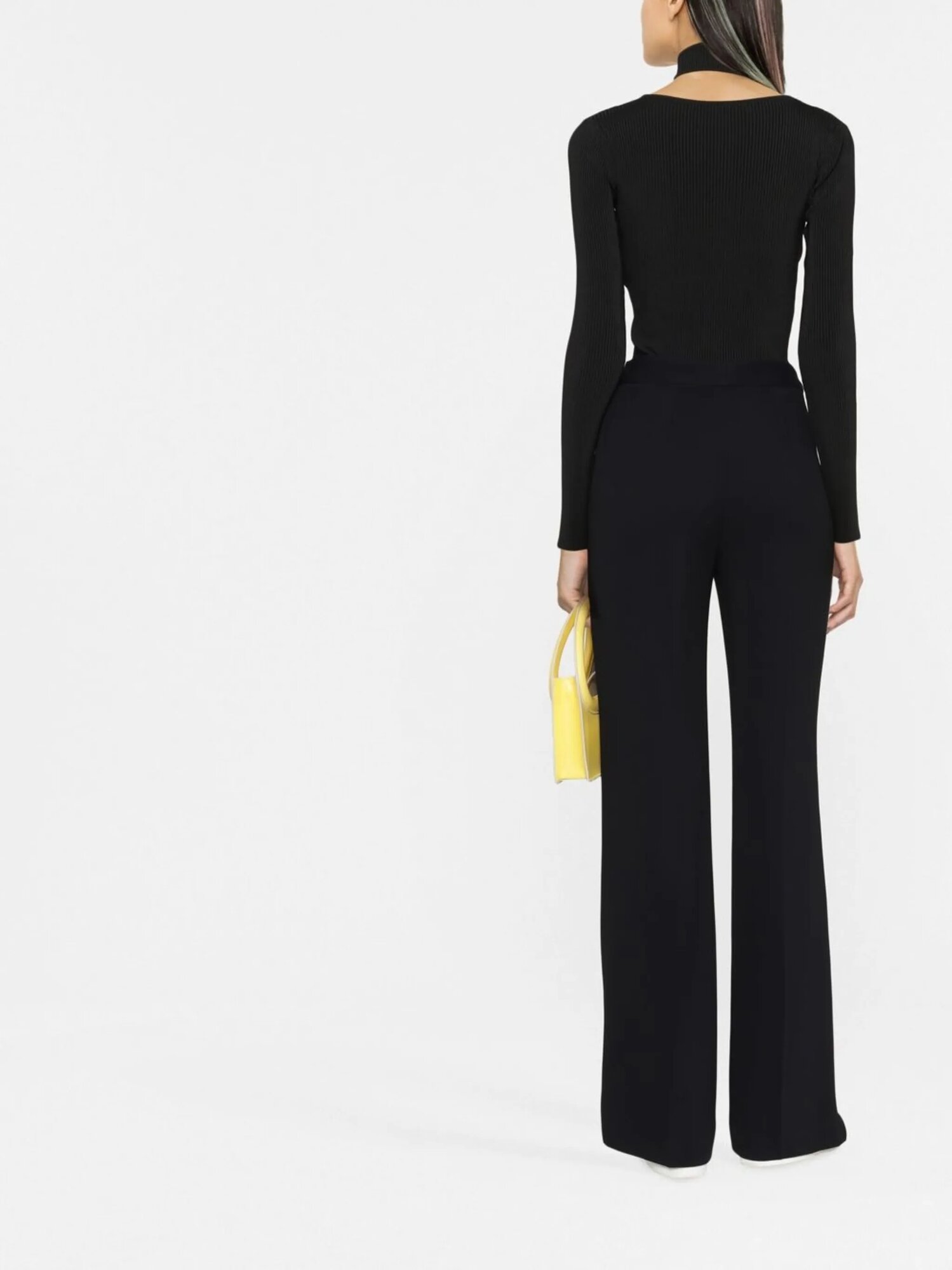 Брюки буткат Stella McCartney bootcut, размер 40, черный — фото 1