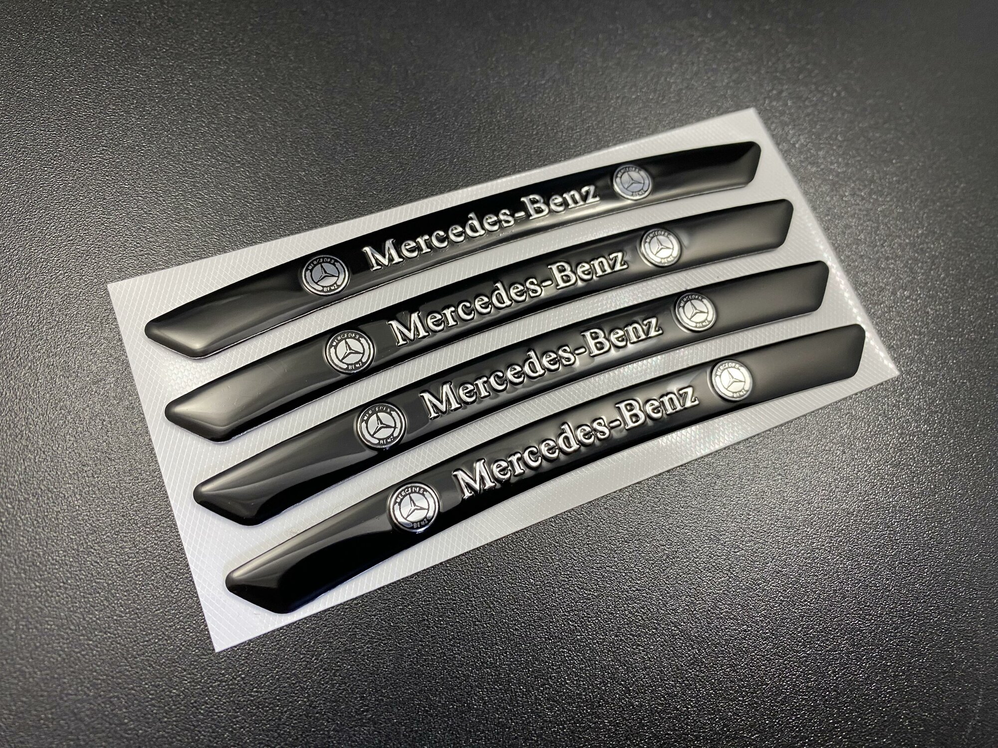 Эмблемы на диски Мерседес/шильдик лого Mersedes-Benz металл (4шт)