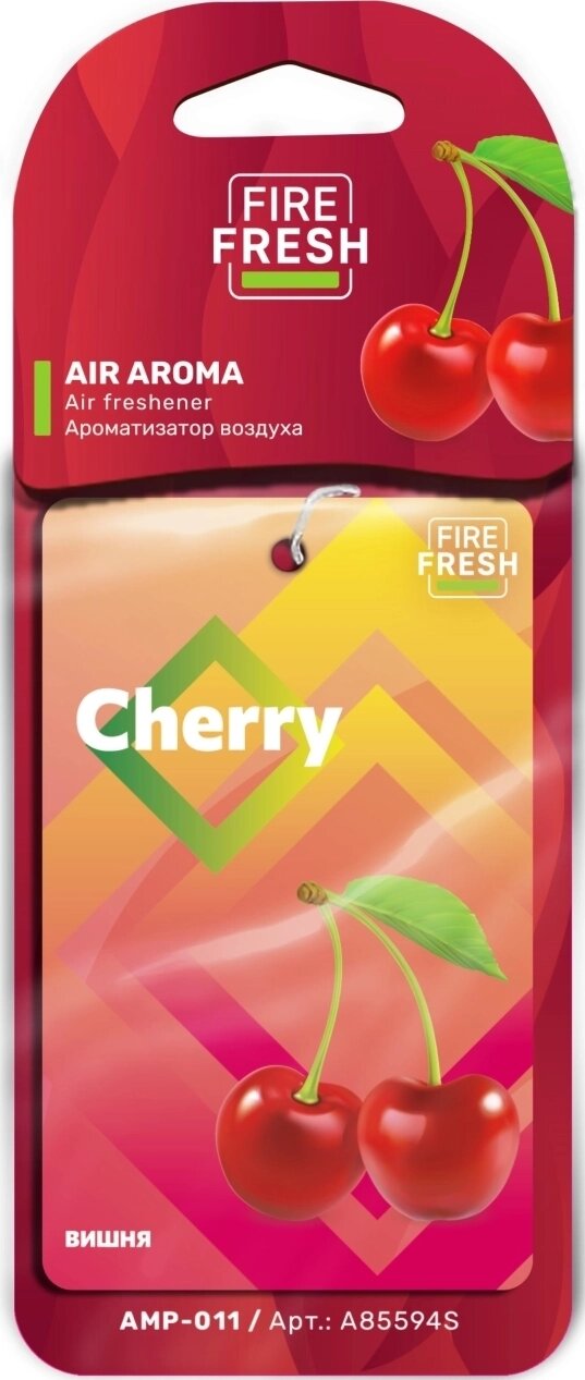 Ароматизатор AVS AMP-011 AIR AROMA (аром. Cherry/Вишня) (бумажные)