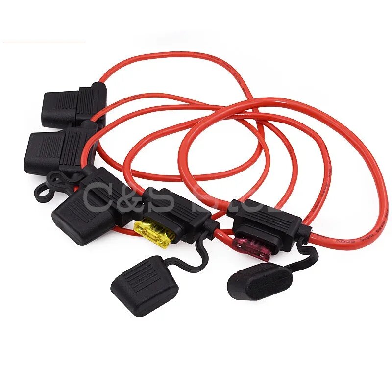 Водонепроницаемый Автоматический держатель предохранителя 32 В Mini, маленький, средний, 18/1614/12/10AWG и автомобильный плавкий предохранитель 3A 5A 7.5A 10A 15A 20A стандарт/Mini/Micro