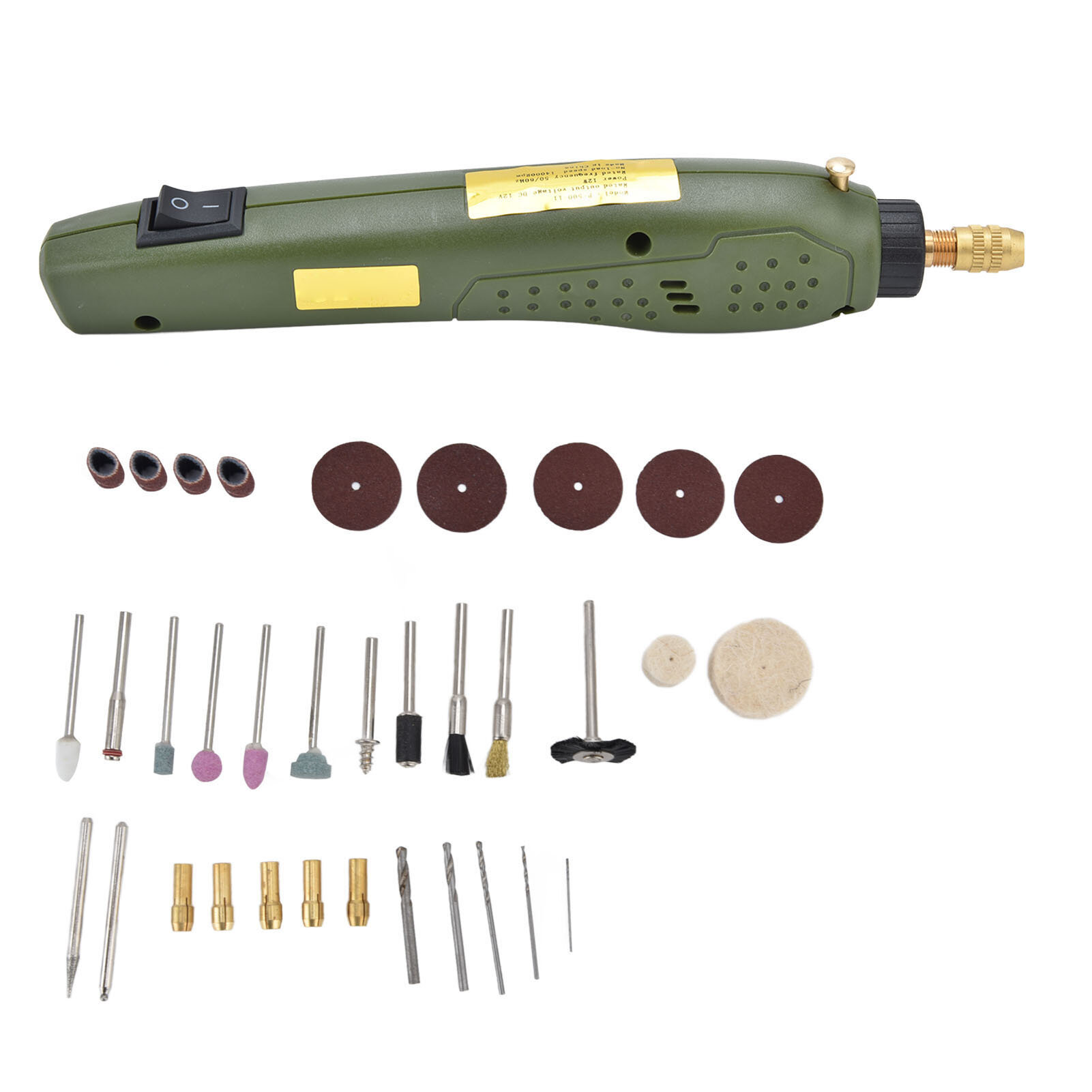 35шт Мини-Дрель Низковольтного Дизайна Медный Мотор Полировальные Принадлежности для Металла, Камня, Стекла, Штепсельной Вилки