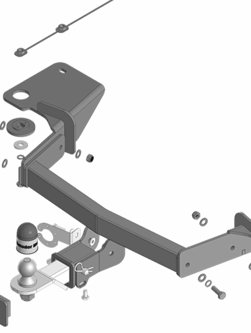 Фаркоп для Jetour X90 Plus 2023-,99018-E