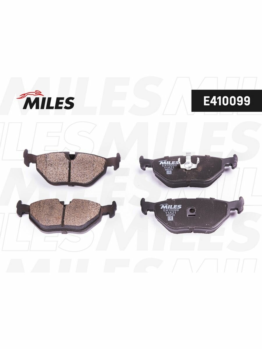 Колодки тормозные дисковые задние MILES E410099 для BMW 3, 5, 7, Z3