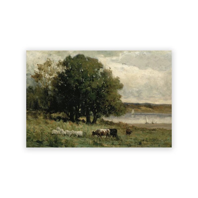 Печать на холсте "Сельская местность" 30x42 см, bPC9010