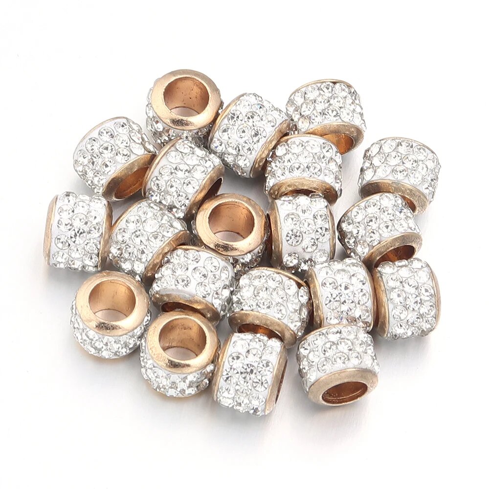 Бусины Tiparts шамбала металлические 20 шт 7x5mm Hole 3mm