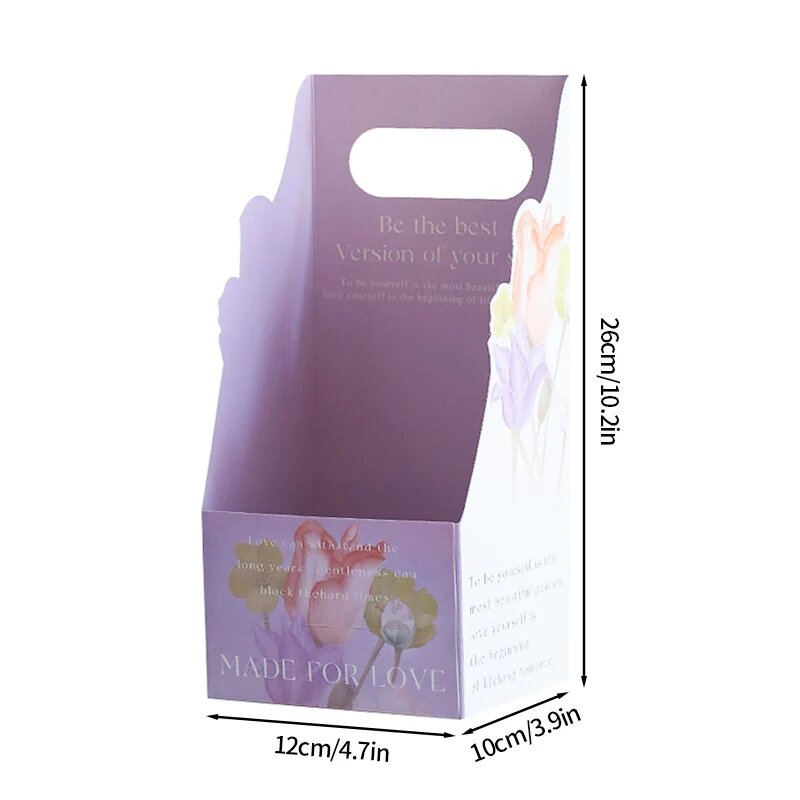 Бумажная корзина для цветов S2, 1pc