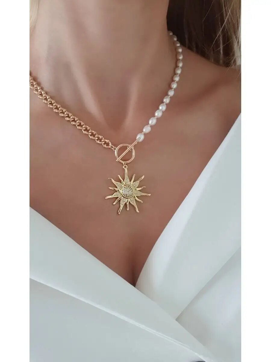 Колье, фианит