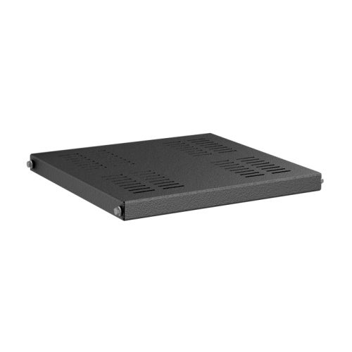 Полка стационарная R5RFCIT80B (45х45 см) ДКС, перфорированная, подходит для шкафа глубиной 800мм, RAL 9005 (черная)