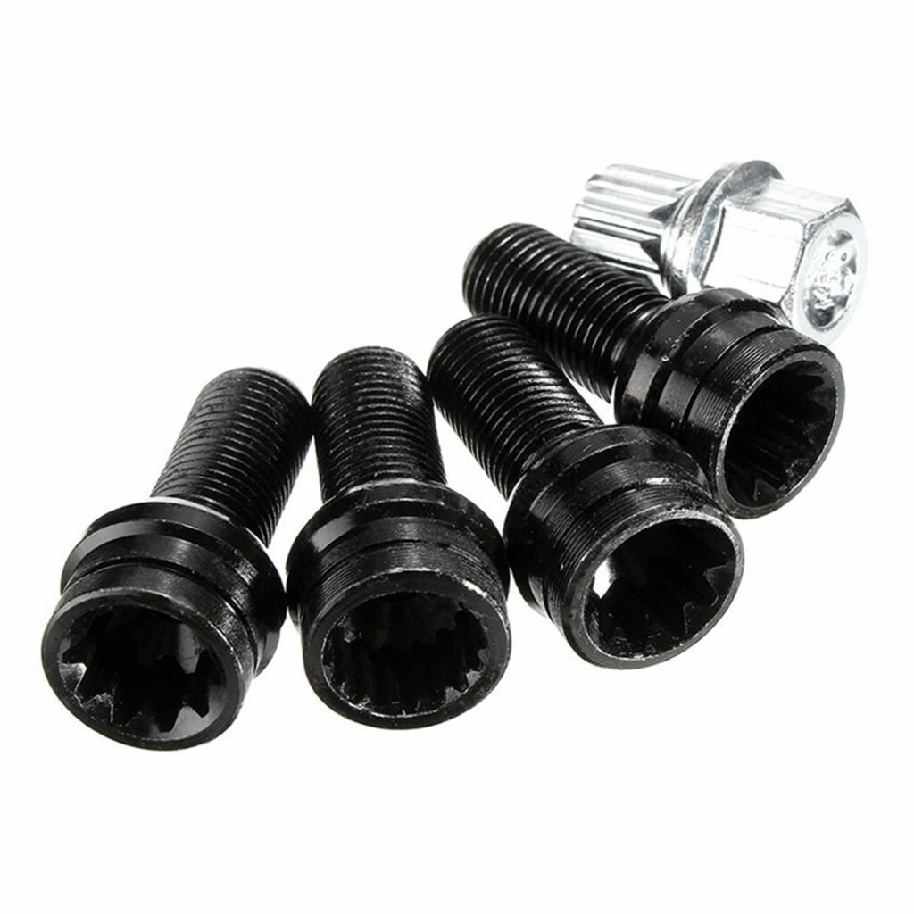 Специнструмент для авто, Для Volkswagen номер 5 колесо антиворовские болты комплект 4+1, 1 комплект