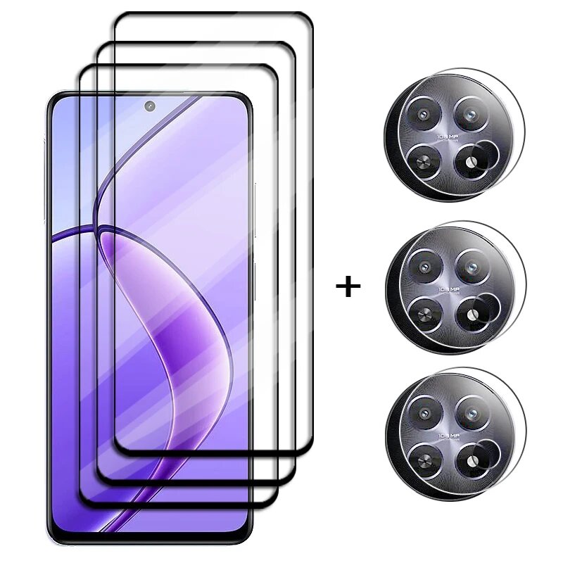 Защитное стекло Realme 12 5G, 6 шт.